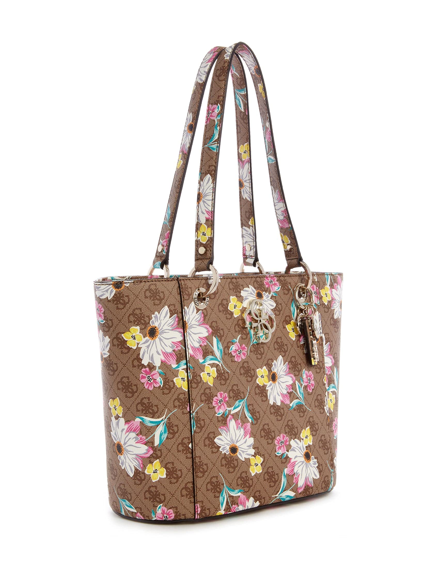GUESS Noelle Small Elite Tote, Logo Floral