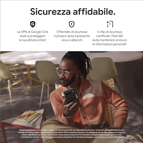 Google Pixel 8 Pro 5G (EU/UK Model) Dual SIM (Nano-SIM, eSIM) | 6.7-inch Android GSM Unlocked Smartphone - International Version (Bay, 128GB + 12GB RAM)