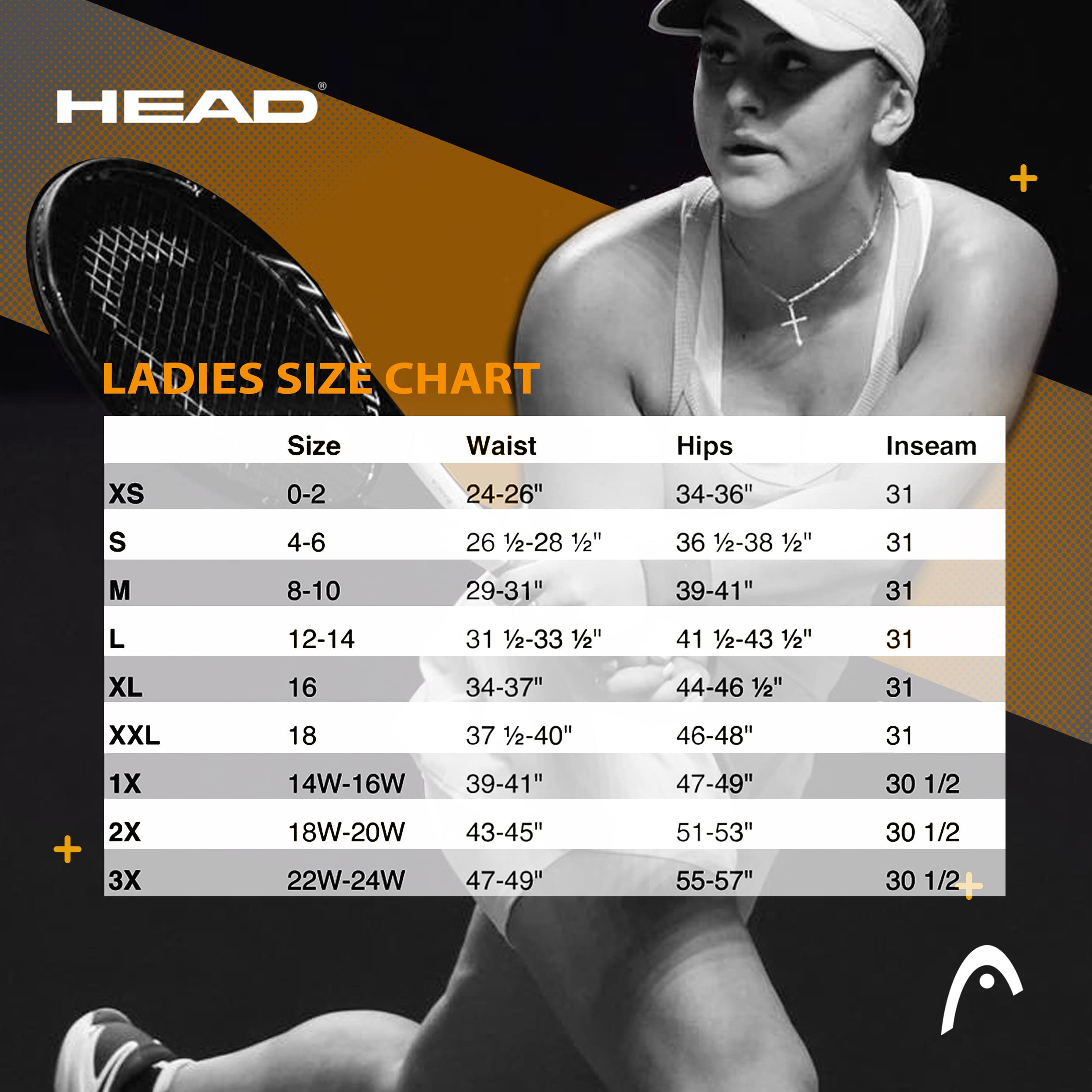 HEAD Tennis Skirt for Women - Athletic Running Workout and Golf Skort with Pockets - Fresh Silver Sconce Heather, Medium