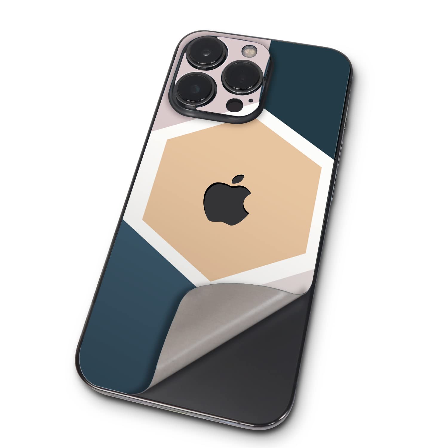 IMMOENUC Compatible with New Released iPhone 14 Skin Sticker,Ultra Thin 5-pcs Full Protection Skin Wrap for iPhone 14(Blue Gray)