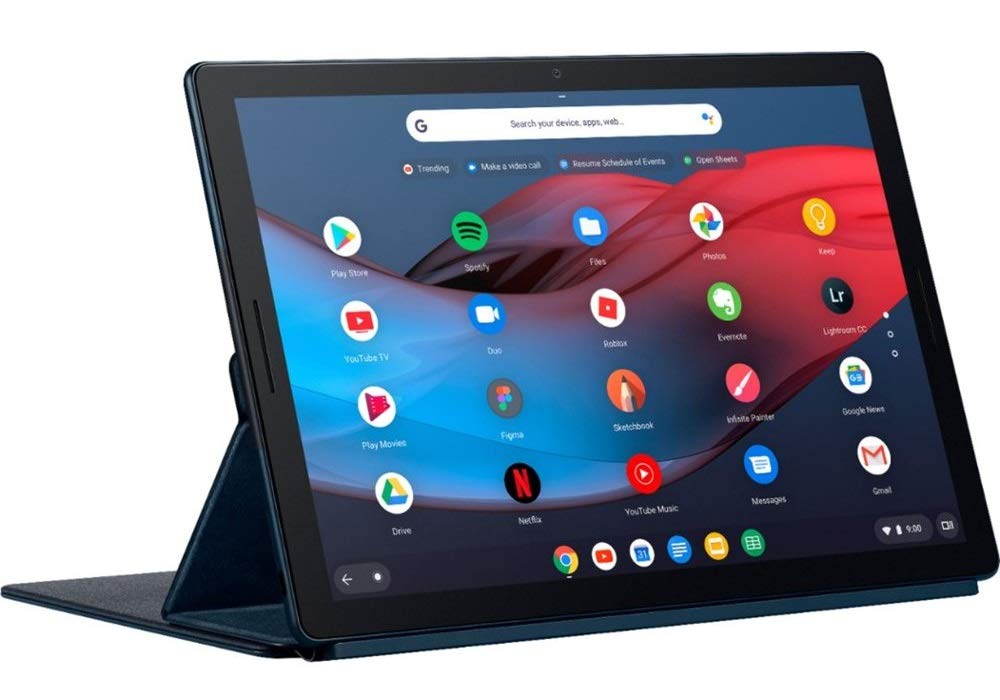 Google Pixel Slate 12.3" Touchscreen LCD Tablet w/Keyboard and Pen | Intel 8th Generation Core i5 | 8GB Memory | 128GB | Fingerprint Reader | Chrome OS | Midnight Blue