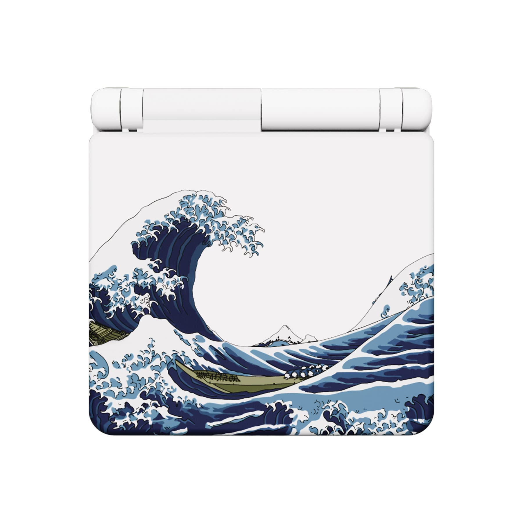 IPS Ready Upgraded eXtremeRate The Great Wave Custom Replacement Housing Shell for Gameboy Advance SP GBA SP β Compatible with Both IPS & Standard LCD β Console & Screen NOT Included