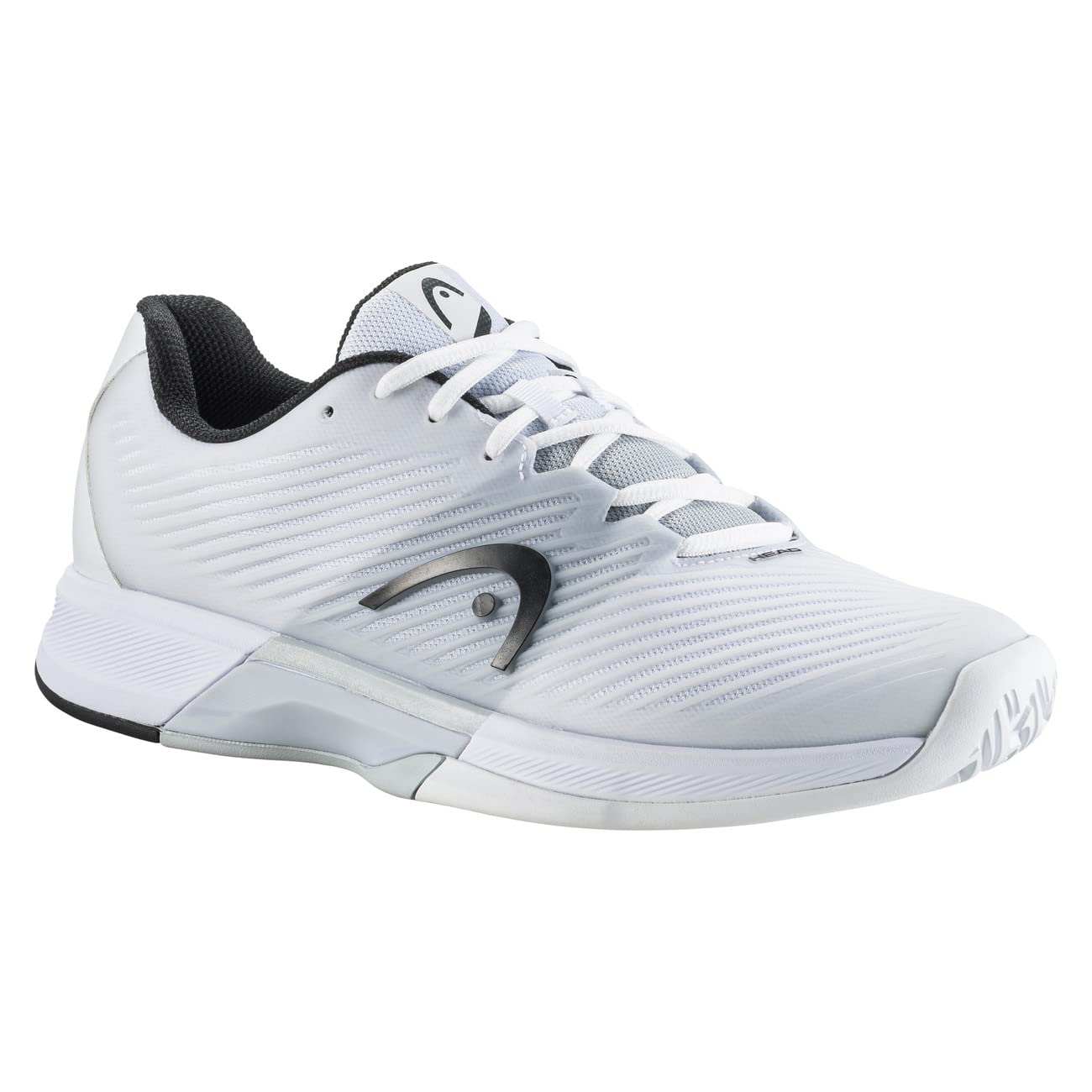 HEAD Men's Revolt Pro Sneaker, White/Black, 10