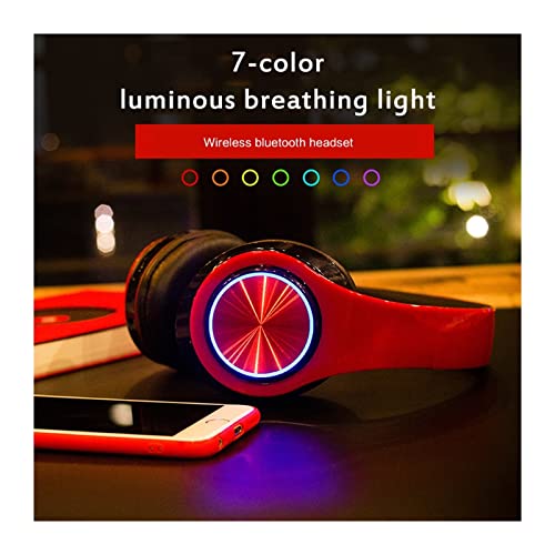 KIFAS Single Ear Bluetooth Headsets Headset for Gaming Consoles Surround Sound Stereo Wireless Headset USB Electronics (Color : Black1, Size : 1)