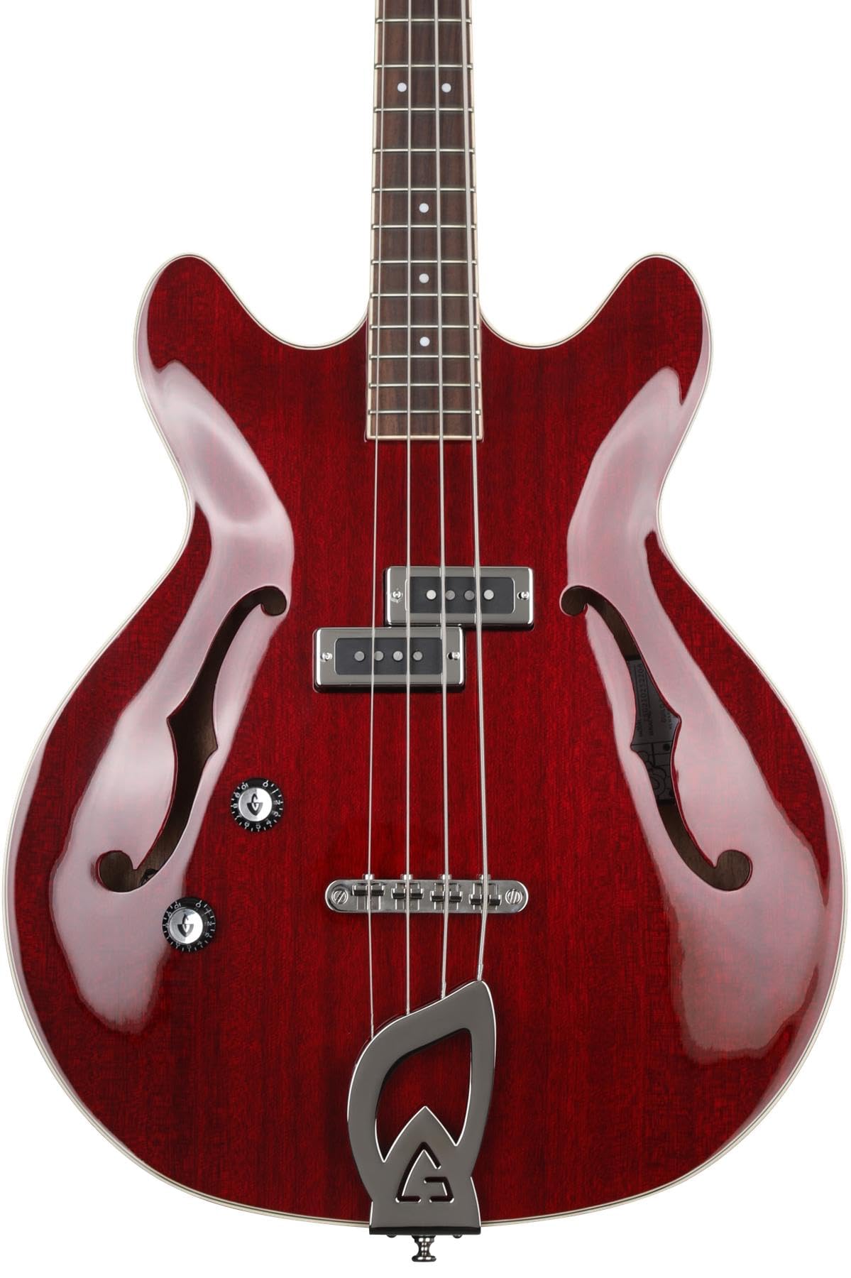 Guild Starfire I Left-handed Bass Guitar - Cherry