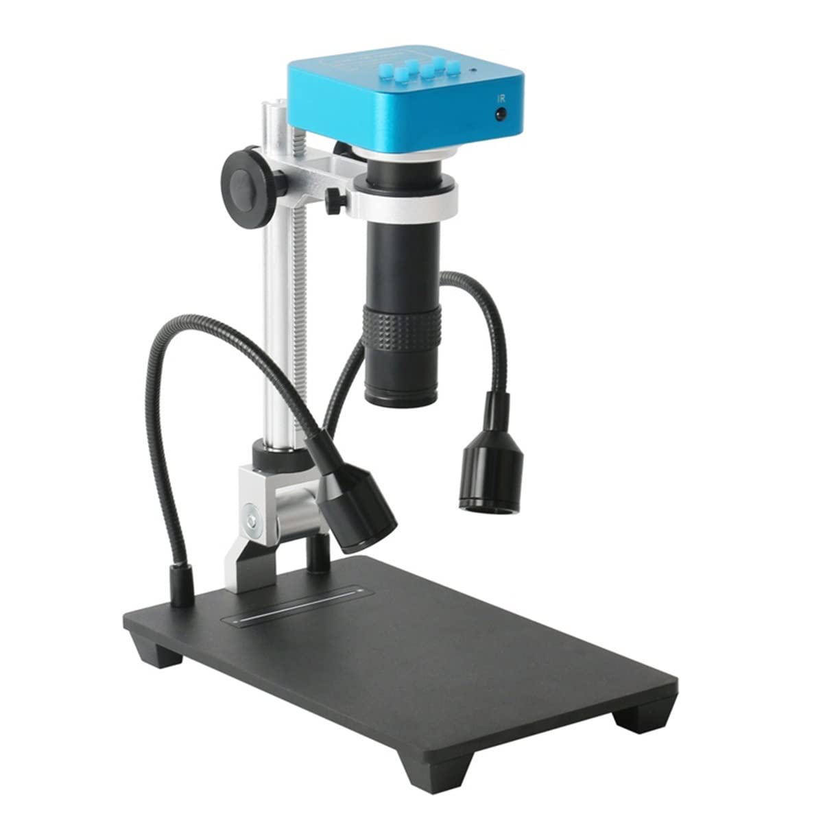 Handheld Digital Microscope Accessories 36MP 4K 1080P 60FPS USB Industry Electronic Video Microscope Camera 130X Zoom C-Mount Lens Microscope Accessories (Color : A)