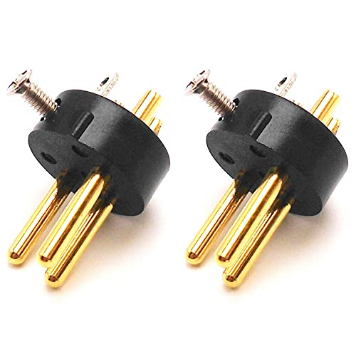 HUMARH XLR 3 Pin Male Plug Connector 2-Pack for Shure SM57 SM58 Series Wired Microphones and Many Others…