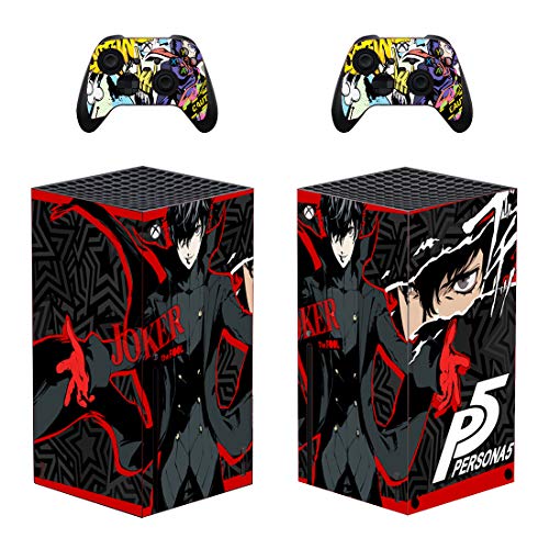 Goro Akechi Stickers Decals Skin for X-box-One-Series X, Cover Protector Wrap Durable Full Set Protection Faceplate Console by KAJAL MANI