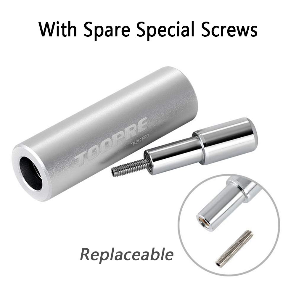 GOLDEAL TOOPRE Bicycle Fork Star Nut Setting Installer with 1 Spare Special Screw and 3 Star Nuts (for 7/8",1",1-1/8")