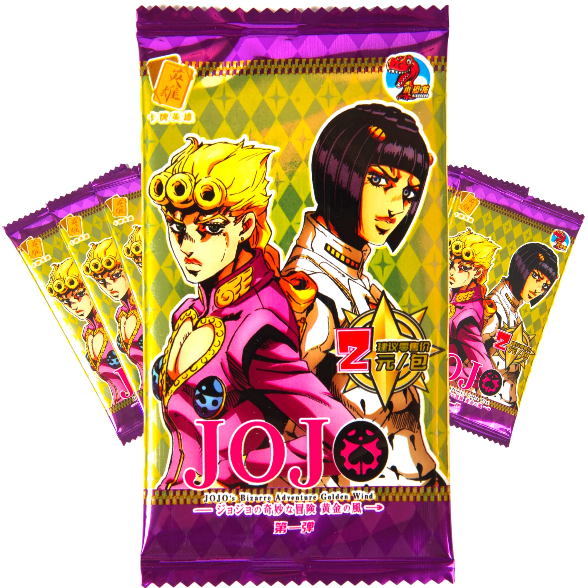 JoJo's Bizarre Adventures Cards - Anime Trading Cards Booster Packs - TCG CCG Collectable Trading Card Game (10 Packs)