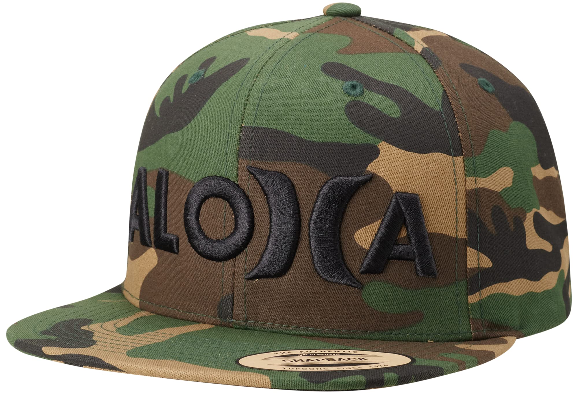 Hurley Men's Hat - Aloha Ohana Hawaiian Camo Snap Back Hat, Camo