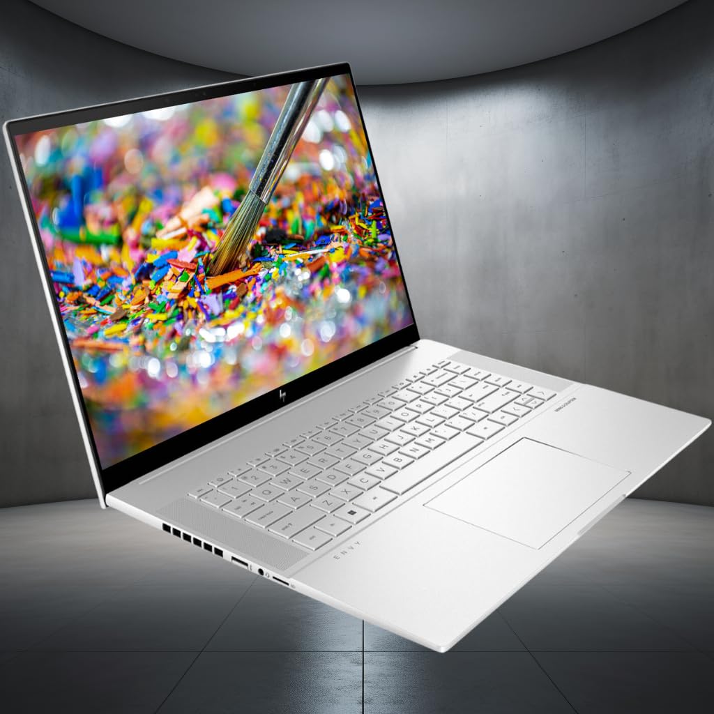 HP 2023 Latest Envy Laptop, 16" WQXGA 120Hz Touchscreen, 13th Gen Intel Core i9-13900H, NVIDIA RTX 4060, 64GB DDR5 RAM, 2TB SSD + 2TB SSD, Webcam, Wi-Fi 6, Backlit KB, HDMI, Windows 11 Home