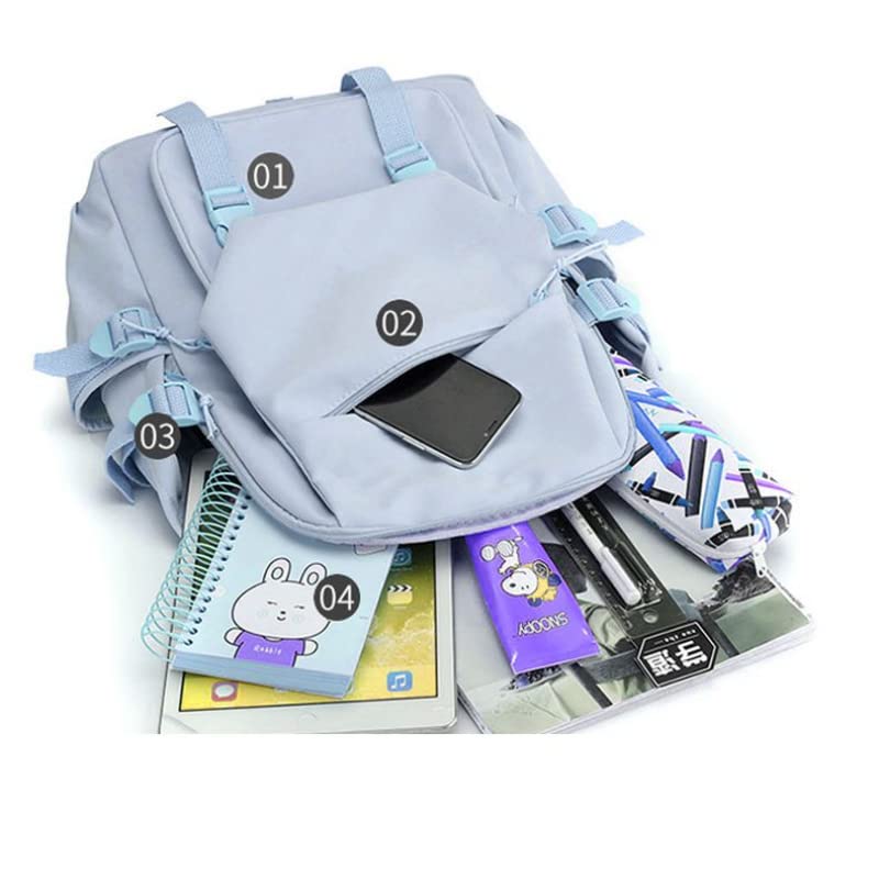 HUKLAB Backpack,16.5 inches Bag, Laptop Backpacks (White,Nilou)
