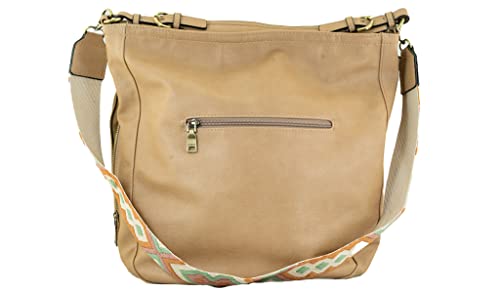 Jen & Co. Aris Rustic Bucket Tan