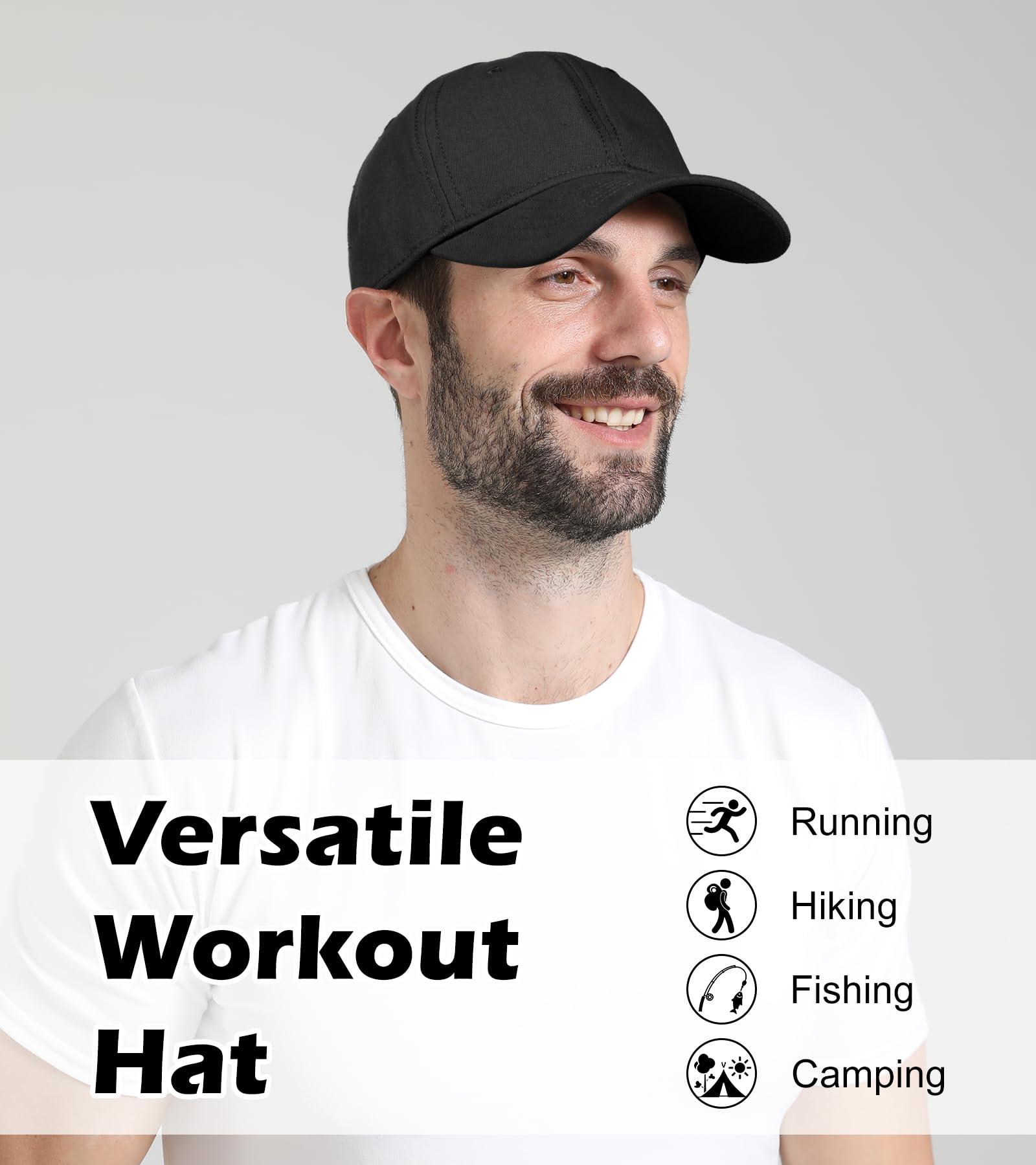 LiuSuper Plain Baseball Cap for Small Heads, XX-Small Adjustable Unisex Cotton Trucker Hat, Petite Dad Hat for Men and Women