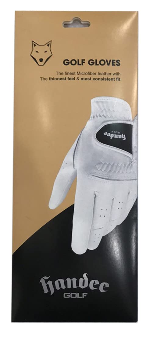Handee Golf Microfiber Breathable Left Hand Golf Glove for Men (ML)