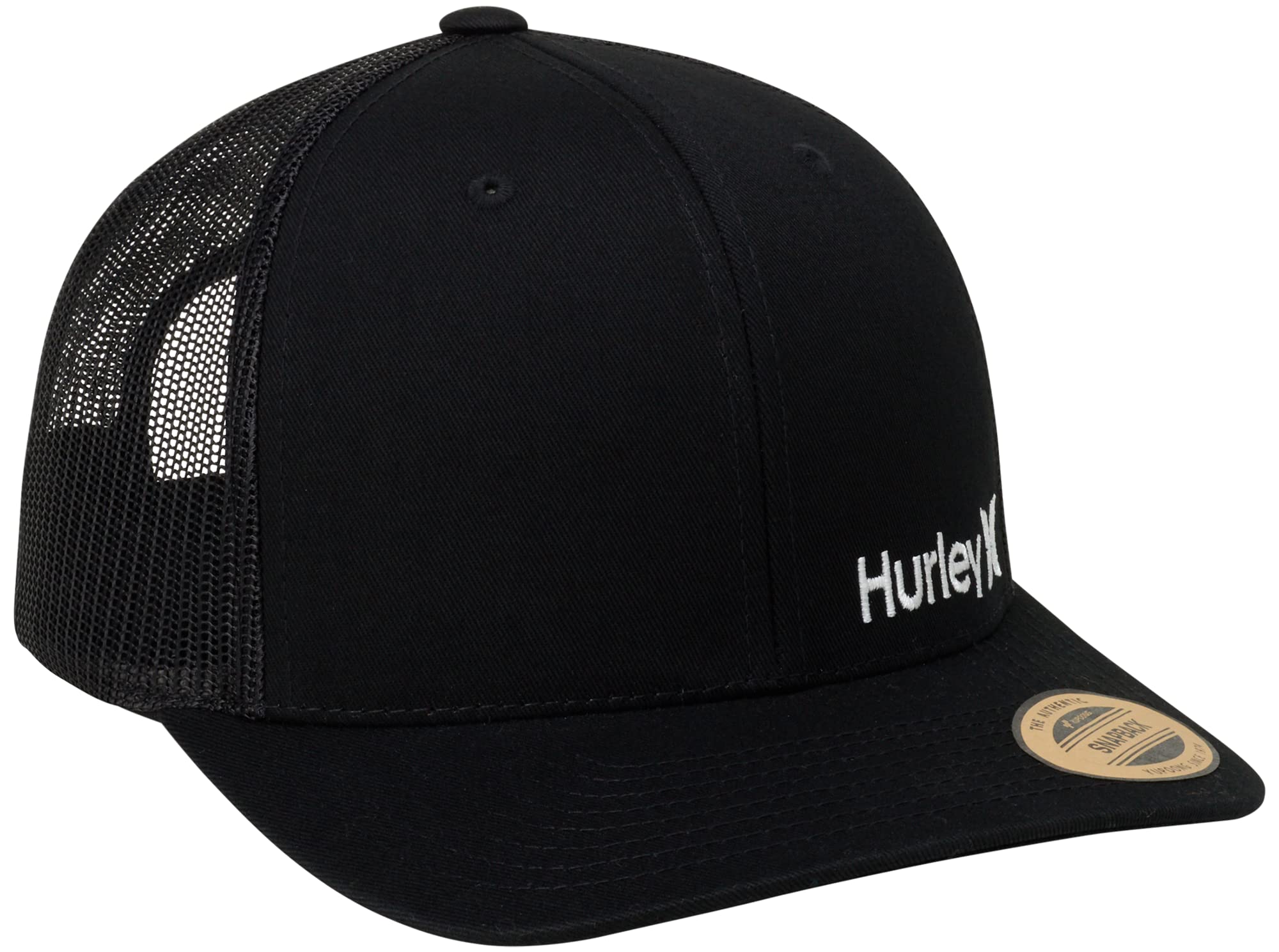 Hurley Men's Trucker Hat - Corp Snap Back Comfortable Curved Bill with Adjustable Snap Closure - Trucker Hats for Men, Size One Size, Olive