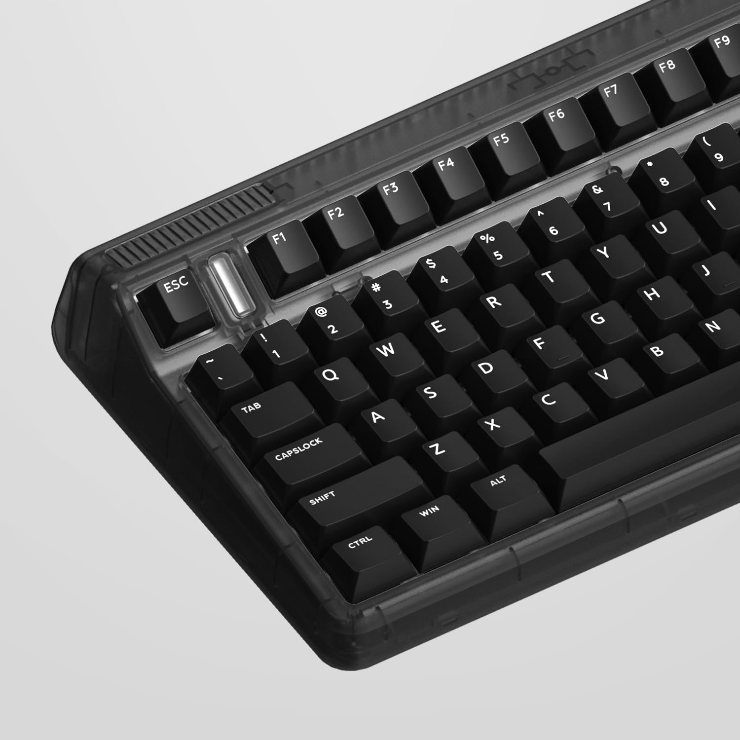 iQunix OG80 Dark Side Gaming Keyboard, 2.4G & Bluetooth 5.1 Mechanical Keyboard with TTC Speed Silver Switch, Compact 83 Keys RGB LED Backlit Hot Swappable Keyboard for Windows/Mac/Android/iOS