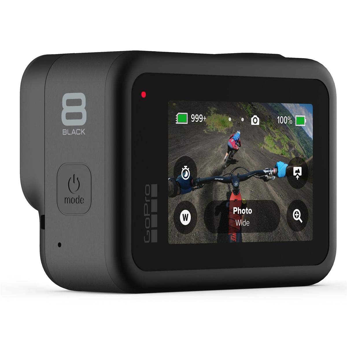 GoPro HERO8 Black Action Camera w/GoPro Dual Lithium-Ion Battery Charger with 1 x Battery and 32GB Memory Card