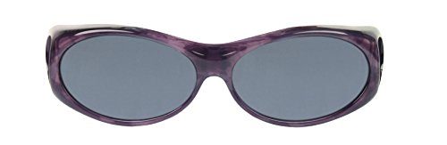 Jonathan Paul Fitovers Eyewear - Aurora - Purple Haze/polarized Grey - Oval - 133 X 39