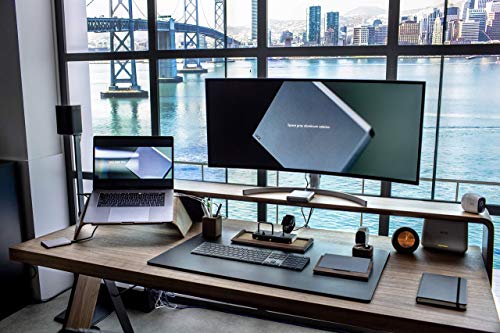 LaCie Mobile Drive, 5 TB , External Hard Drive HDD β Moon Silver, USB-C USB 3.0, With Rescue Services (STHG5000400)