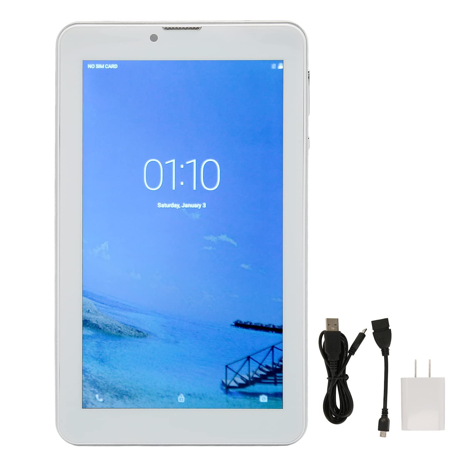 Office Tablet, 7 Inch LCD Tablet PC US Plug 100240V for Travel (US Plug)