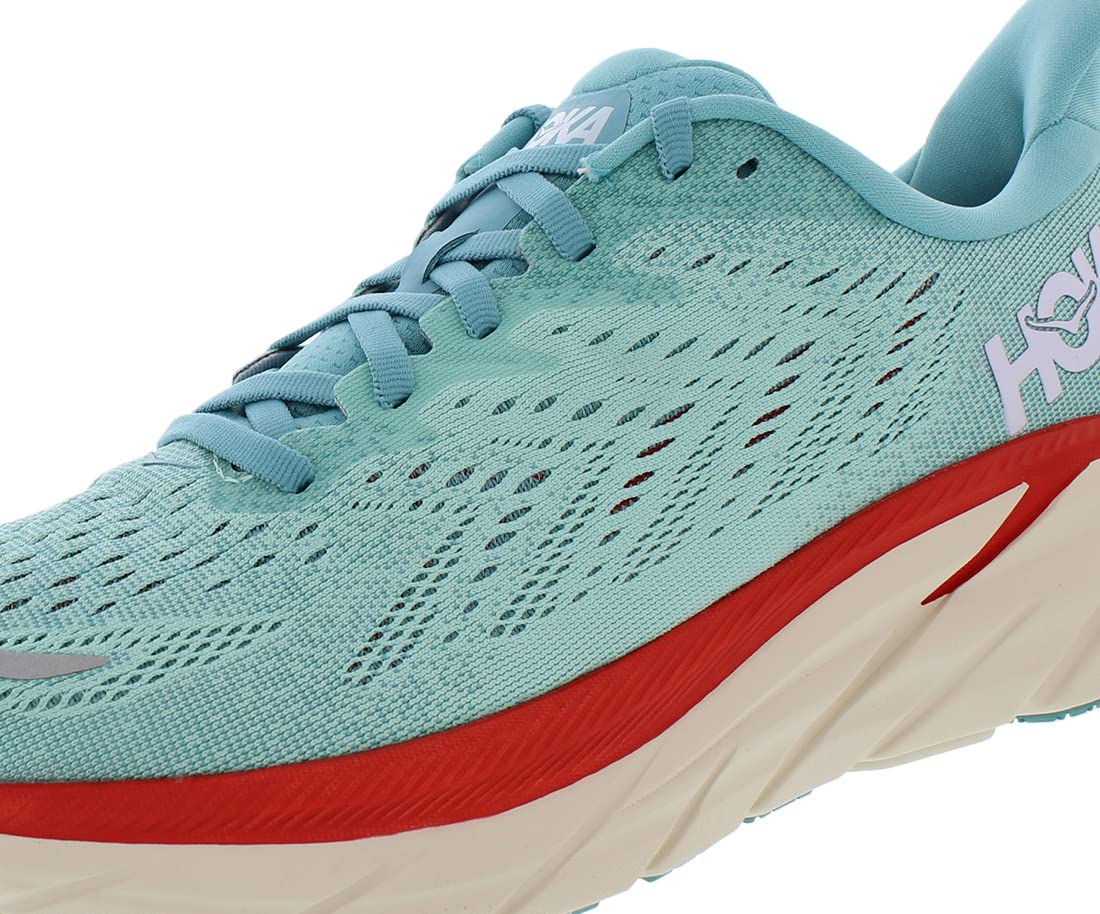HOKA ONE ONE Clifton 8 Womens Shoes Size 7.5, Color: Aquarelle/Eggshell Blue