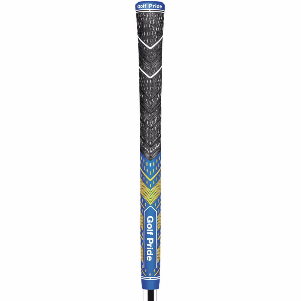 Golf Pride MCC Plus 4 Teams Golf Grips - Std, Royal/Yellow