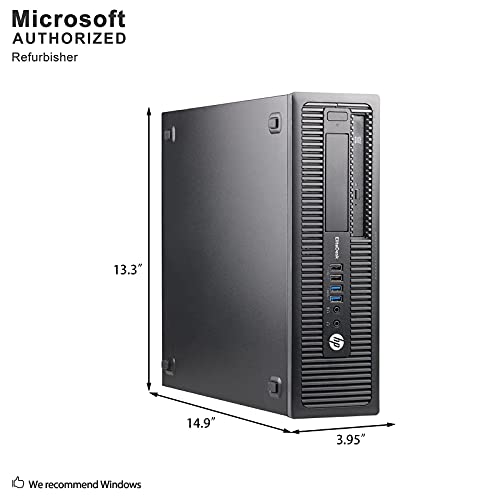 HP EliteDesk 800 G1 Small Form Desktop Computer Tower PC, (Intel Quad Core i5-4570, 16GB Ram, 1TB Solid State SSD, WiFi) Win 10 Pro (Renewed)
