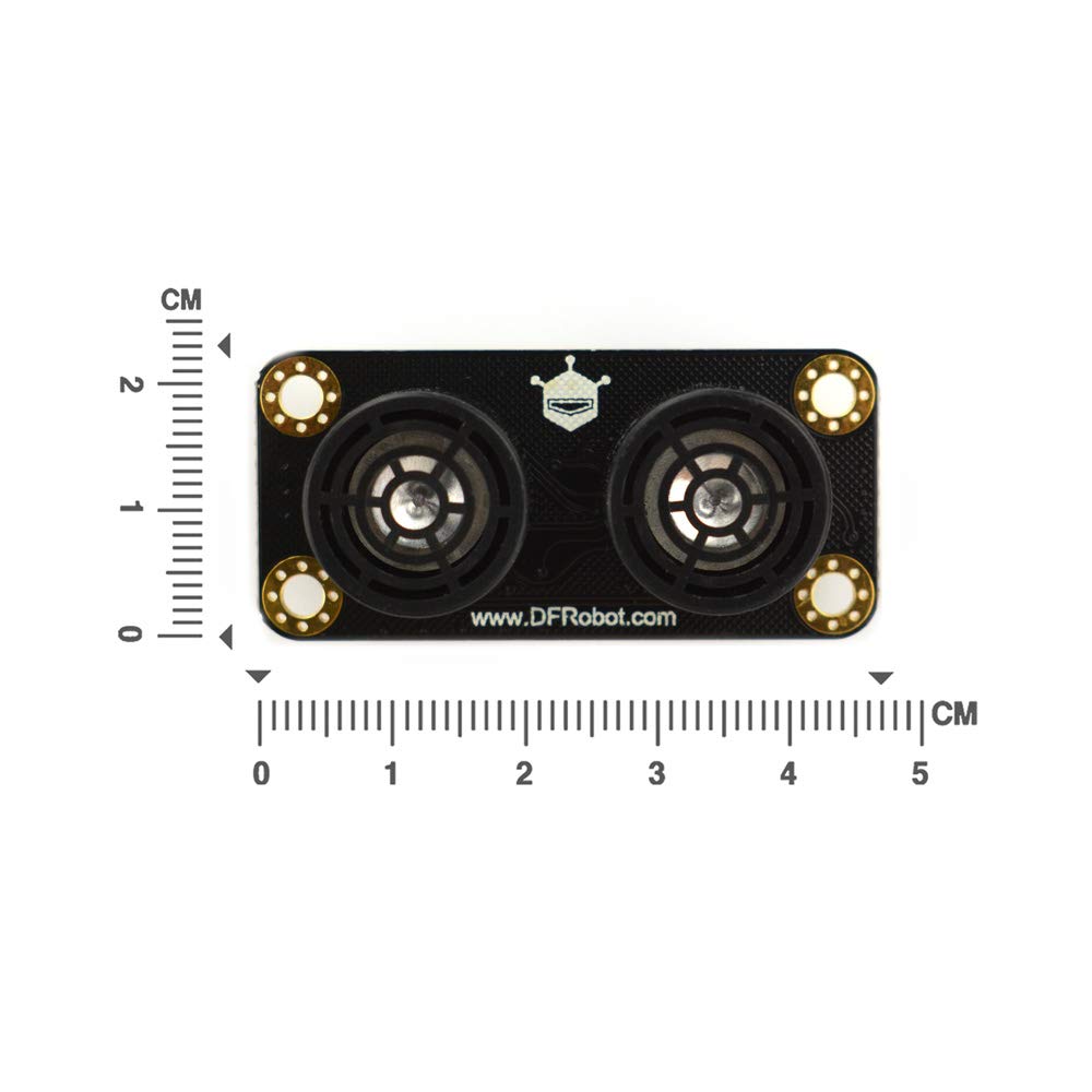 Gravity: URM09 Ultrasonic Sensor for Fast Ranging, Obstacle Avoidance Applications, Temperature Compensation and Analog Output - 2-500cm Measuring Range, Compatible with Arduino and Raspberry Pi