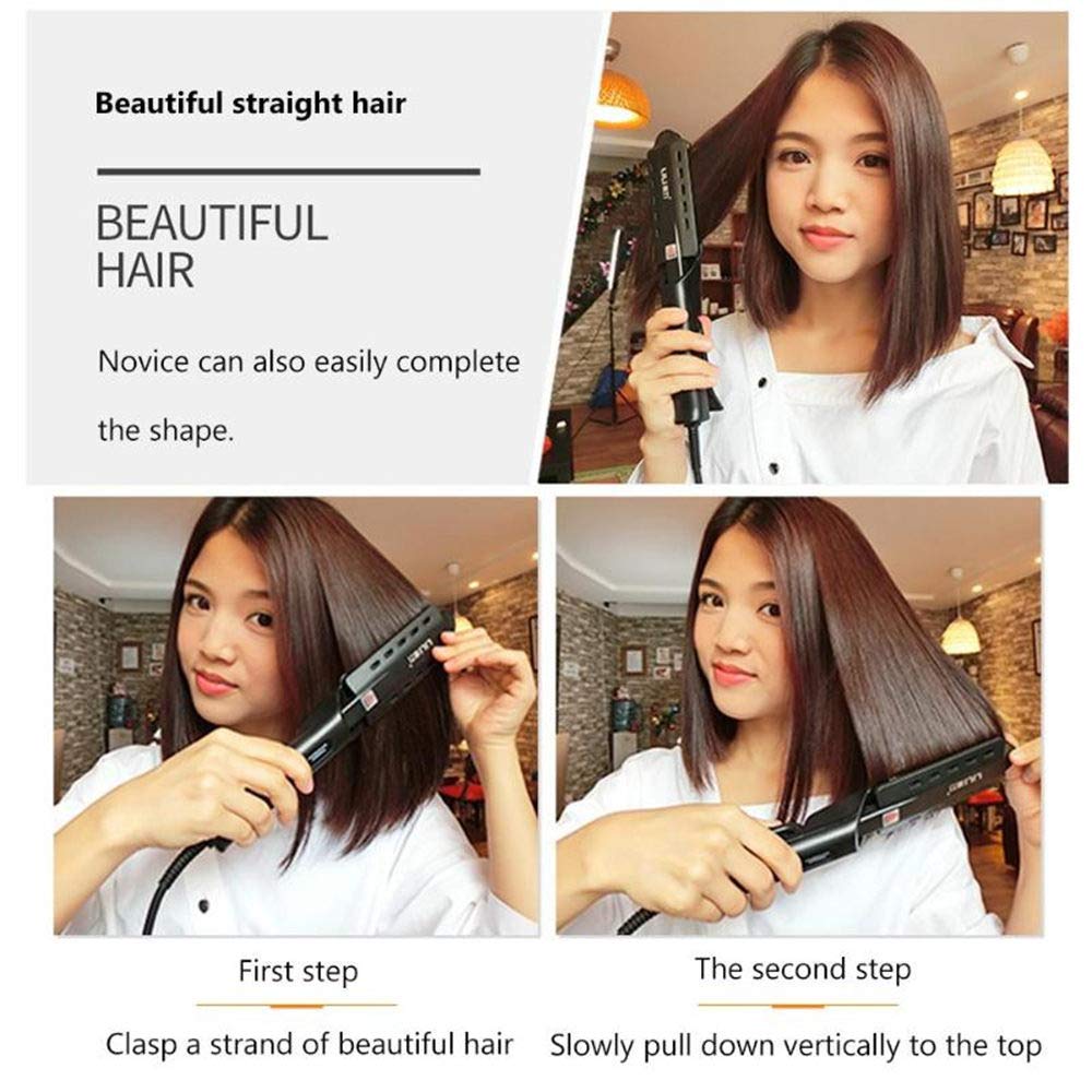 GRAWILLE Ceramic Tourmaline Ionic Flat Iron Hair Straightener, 1 Count