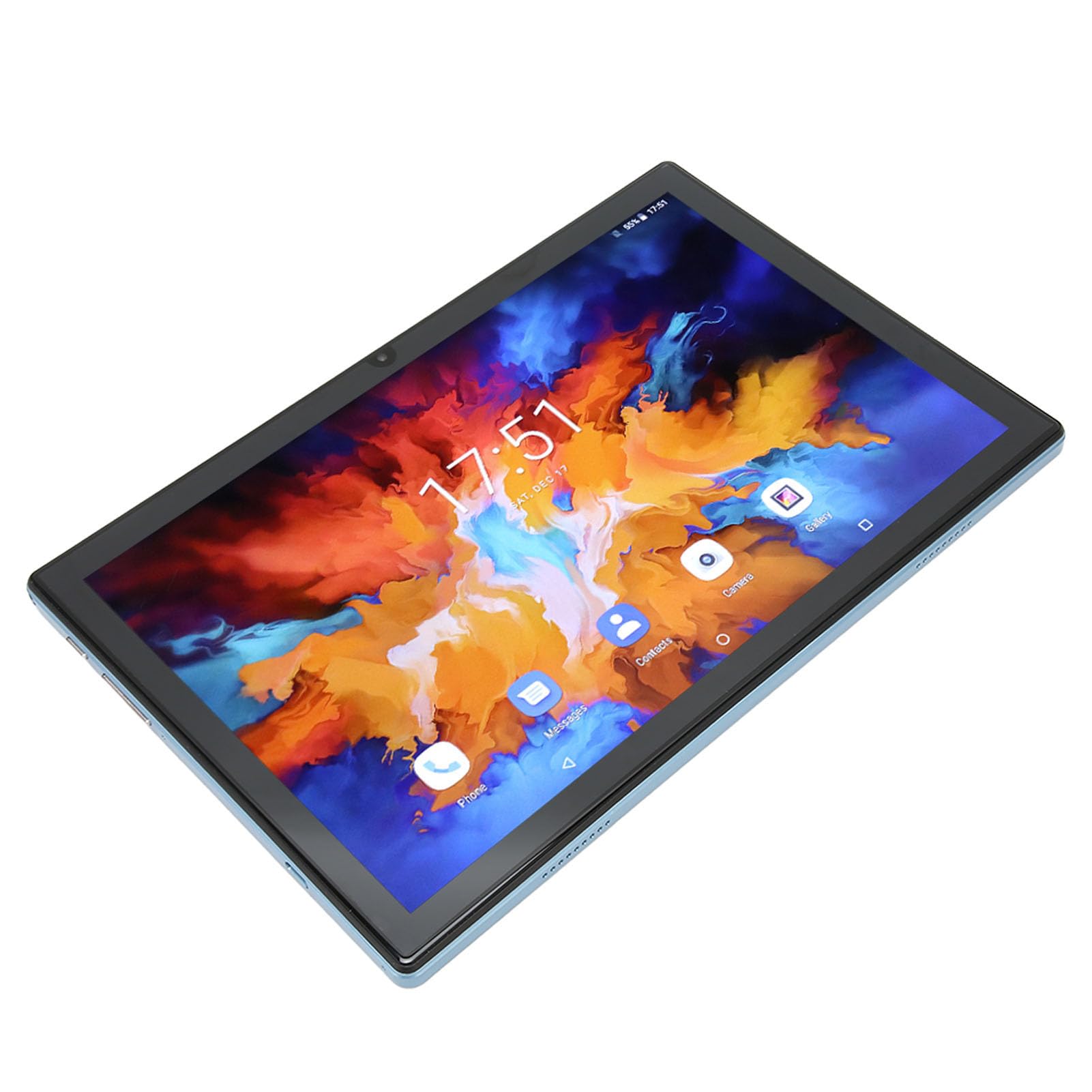 Haofy 10.1 Inch Tablet, US Plug 100β240V RGB Keyboard 2 in 1 Tablet PC 8800mAh MT6755 Octa Core 4G LTE for Entertainment (Blue)