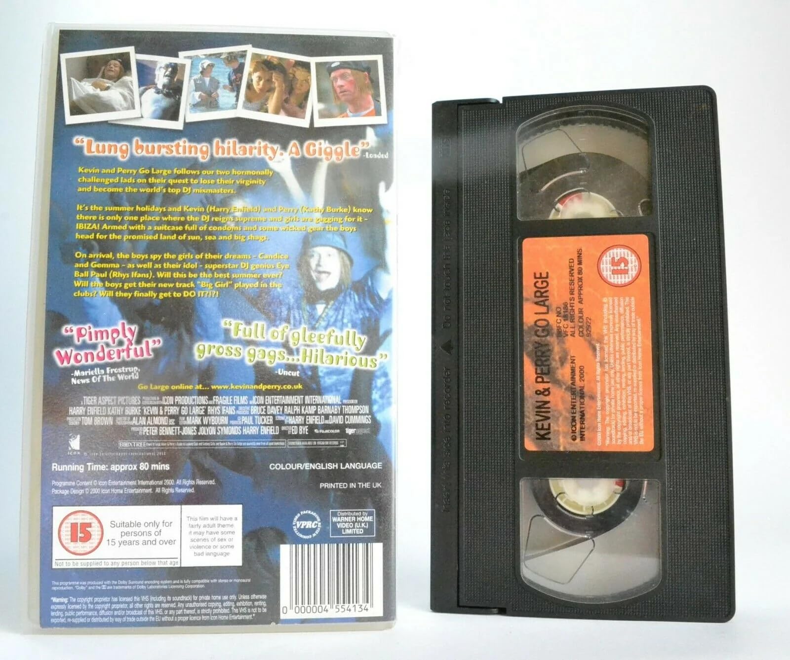 Kevin And Perry Go Large - Musical Comedy - Harry Enfield/Kathy Burke - Pal VHS