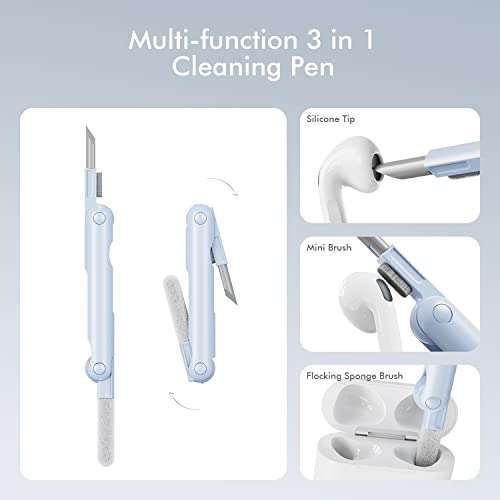 Keyboard Cleaner, Hyashee Cleaner Kit for Airpods Pro 1 2 3 Multi-Function [7 in 1] Cleaning Kit for Earphone, Smartphones, Tablets, Laptop, Keyboard