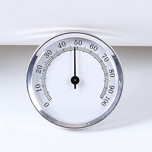 LNYHLXS Hygrometer Round Analog Hygrometer for Cigar Humidor, Accurate Reliable Cigar for CASE Small Round Accurate Hygrom