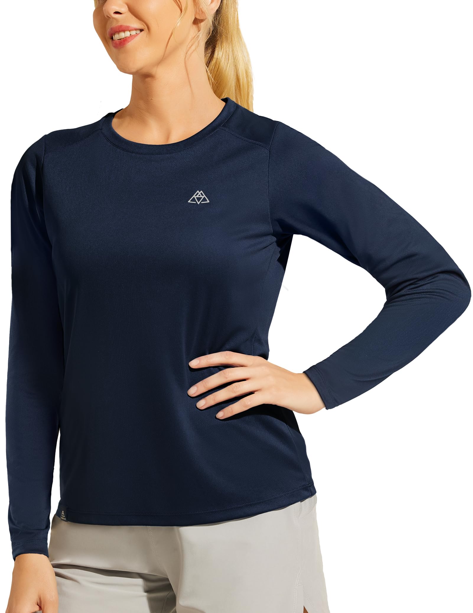 Haimont Women’s Dry Fit Running Athletic T-Shirts Short Sleeve Active Polyester Mesh Tee for Gym, Sports, Hiking, Exercise, Moisture Wicking, Black, XL