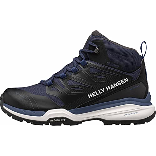 Helly-Hansen Mens Traverse HT Mid Hiking Boots, 689 Evening Blue/Deep Fjord, 10