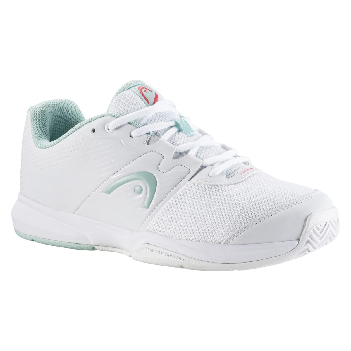 HEAD Women's Sneaker Tennis Shoes, White Grey, 8 US
