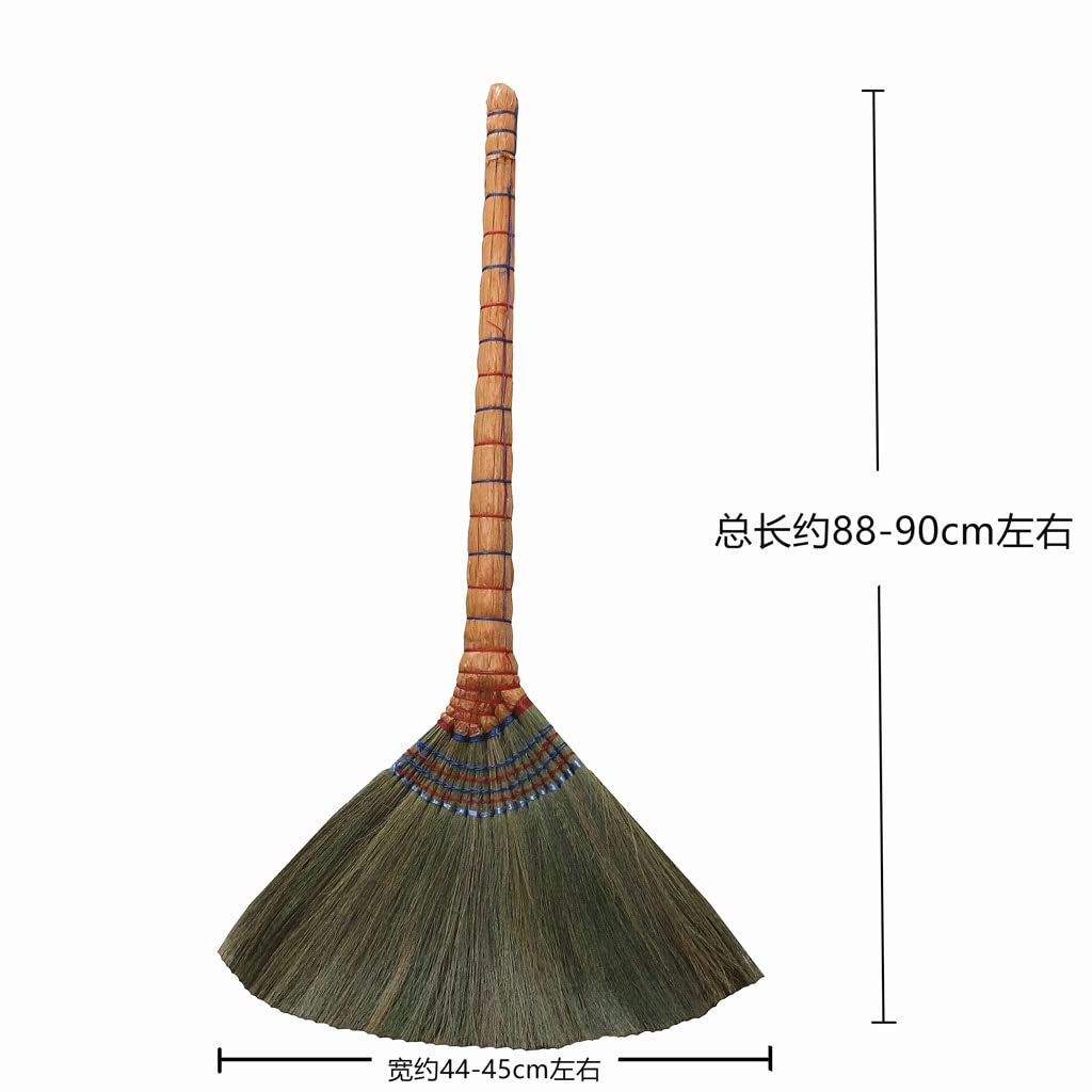 LYSLDH Hand-Woven Mango Broom Soft Hair Broom Home Wood Flooring Tile Cleaning Set Hair Fantastic Single Broom