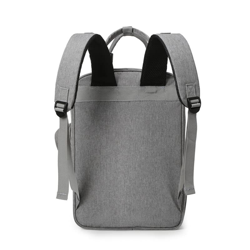 Large Diaper Bag Backpack for Mom. Multifunction Durable & Waterproof Nappy Changing Travel Kit. Foldable Bassinet with Changing Pad and Mosquito Net. Stylish and Compact. Large Capacity.
