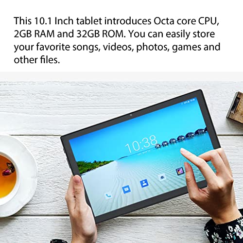 Haofy HD Tablet, Tablet PC Aluminium Alloy Dual Camera 10.1 Inch IPS 4G LTE 5G WiFi 2GB RAM 32GB ROM for Business (Green)
