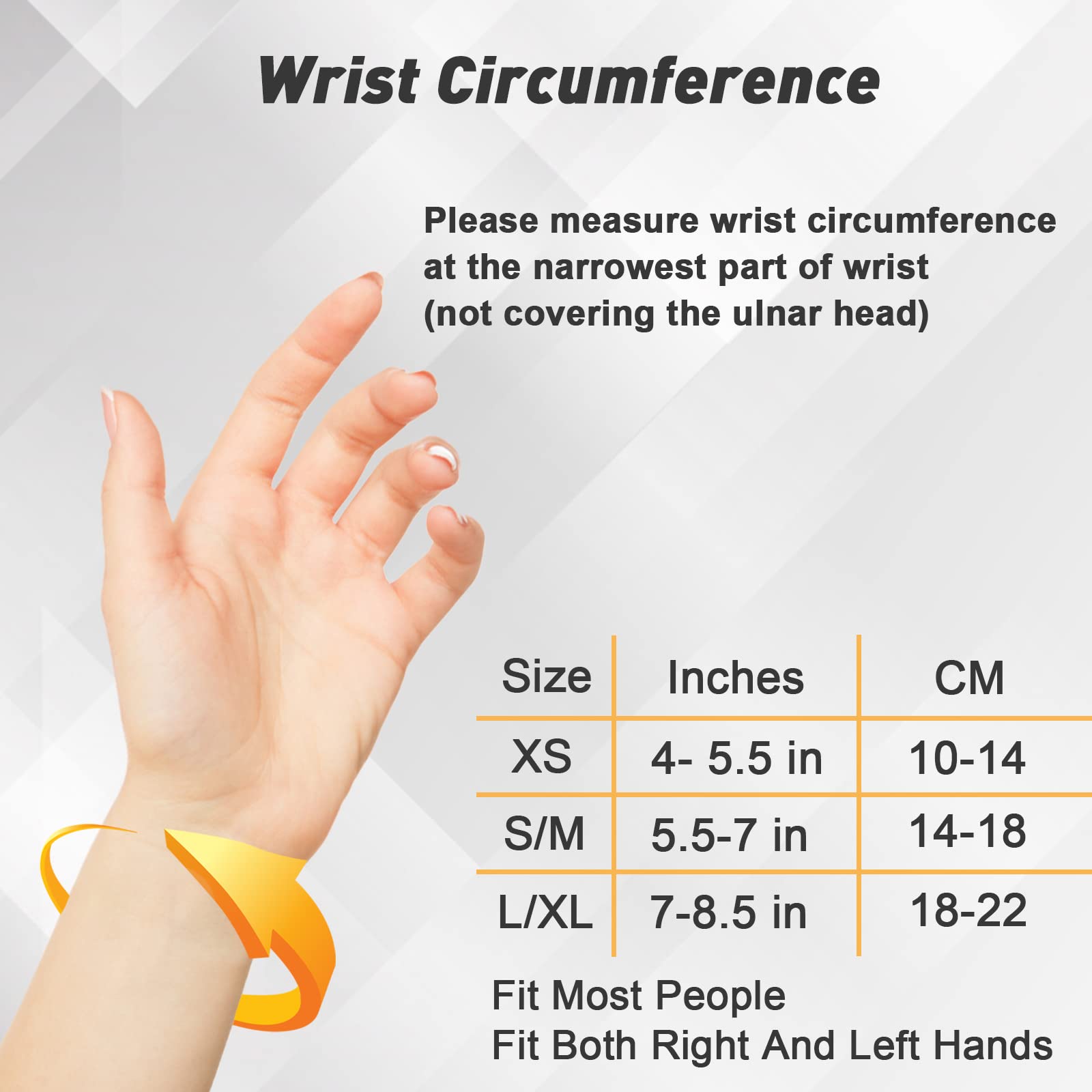 JISHAHS Wrist Brace for TFCC Tear, TFCC Wrist Band for Pain Relief - Triangular Fibrocartilage Complex Injury, Pinky Side Wrist Pain, DRUJ Instability, Universal for Left and Right Hand (S/M)