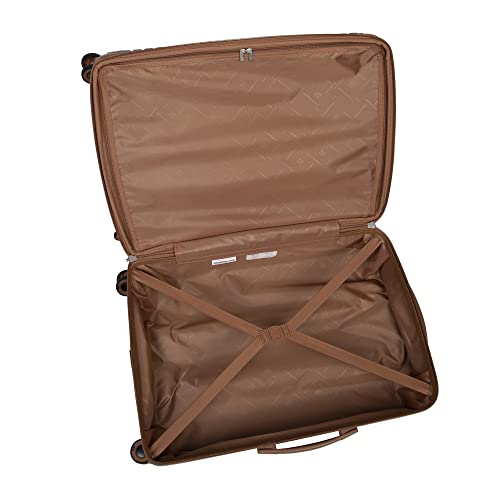it luggage Encompass 21" Hardside Carry-On 8 Wheel Expandable Spinner, Coffee Bean
