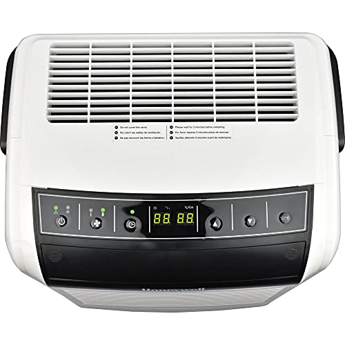 Honeywell 50 Pint Energy Star Dehumidifier with Built-In Drain Pump and 5 Year Warranty