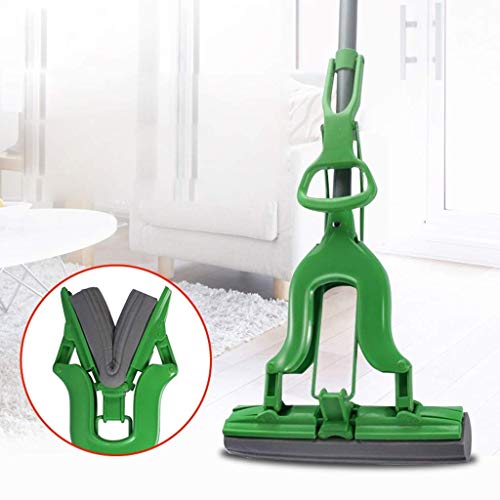 JHHDP Super Absorbent Professional Double Roller Sponge Foam Mop Sponge Mop Roller Mop