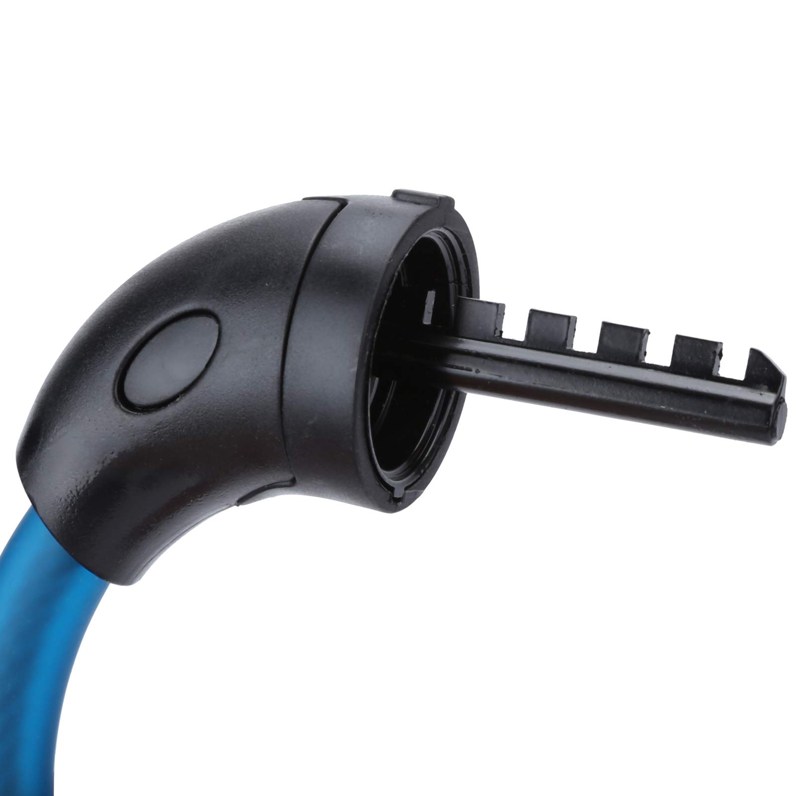 High Efficiency Bike Lock Practical Convenient Bicycle Coded Lock Lightweight Gym for Home Coffee Shop Outdoor(Matte Blue)