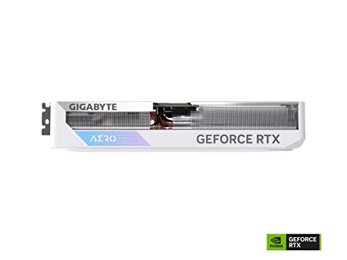 GIGABYTE GeForce RTX 4070 Ti AERO OC V2 12G Graphics Card, 3X WINDFORCE Fans, 12GB 192-bit GDDR6X, GV-N407TAERO OCV2-12GD Video Card