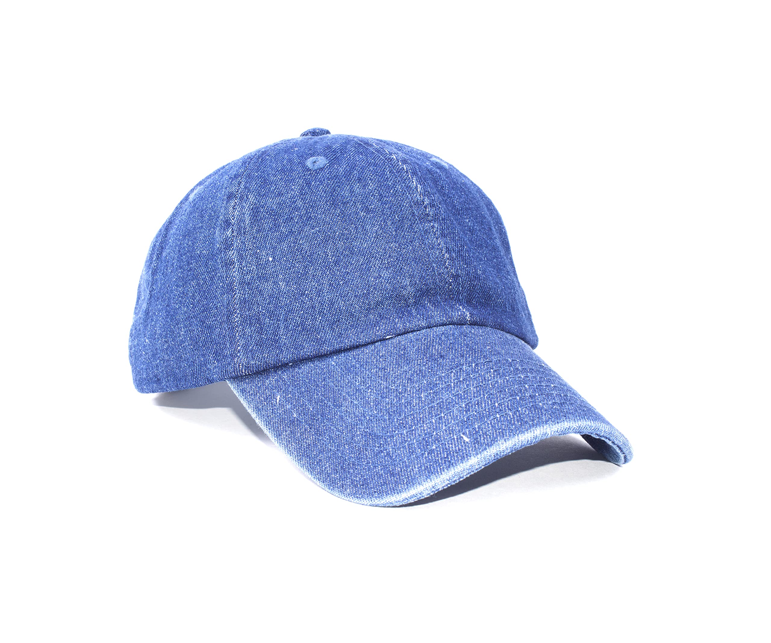Jean Soft Comfort Casual Everyday Baseball Cap Women Surf Hat for Men Vintage Everyday Wear Low Crown Hat.(Navy)