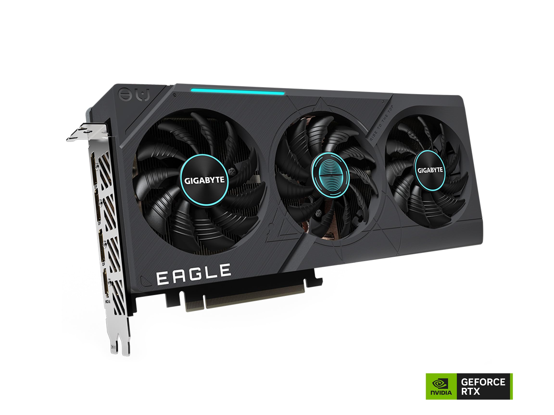 GIGABYTE GeForce RTX 4070 Ti EAGLE OC 12G (rev. 2.0) Graphics Card, 3X WINDFORCE Fans, 12GB 192-bit GDDR6X, GV-N407TEAGLE OC-12GD REV2.0 Video Card