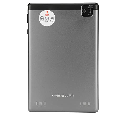 HEEPDD Call Tablet, Dark Gray 2GB RAM 32GB ROM 8 Inch IPS LCD Dual Camera Dual Cards Dual Standby 8 Inch Tablet for Reading for Android 5.1 (US Plug)